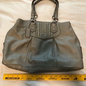 Coach | Bags | Coach Gray Shoulder Bag | Poshmark